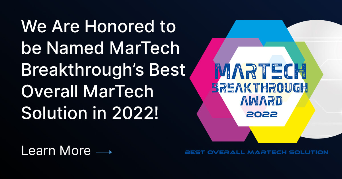MarTech Breakthrough Names Integrate “Best Overall MarTech Solution” in 2022
